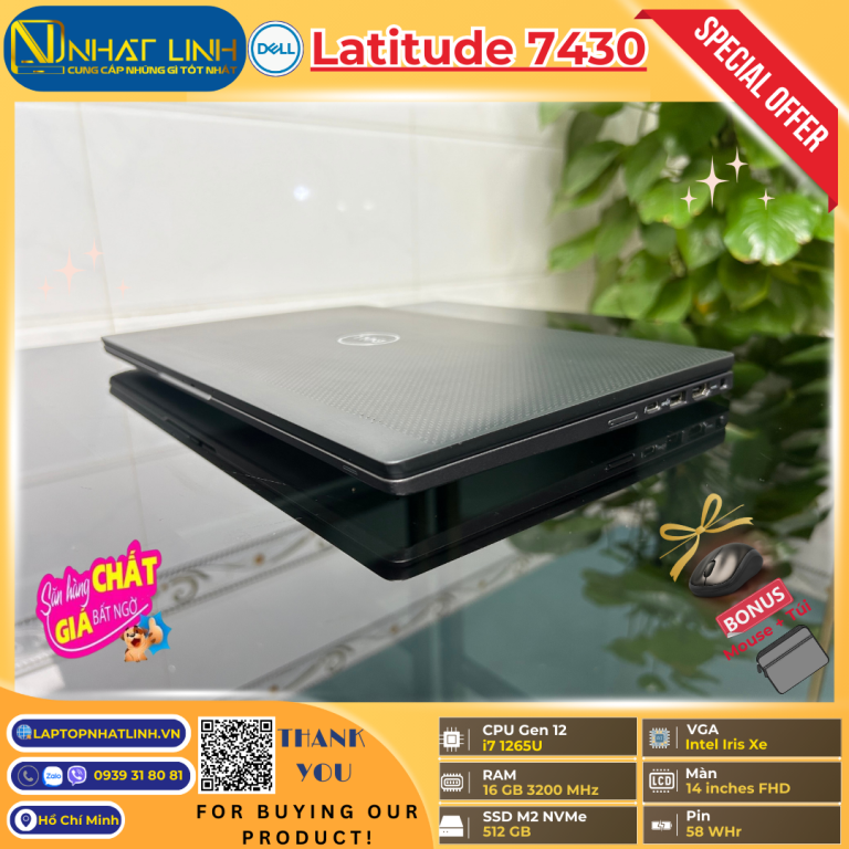 Dell Latitude 7430 Core i7 Gen 12 10 Core 12 Theard
